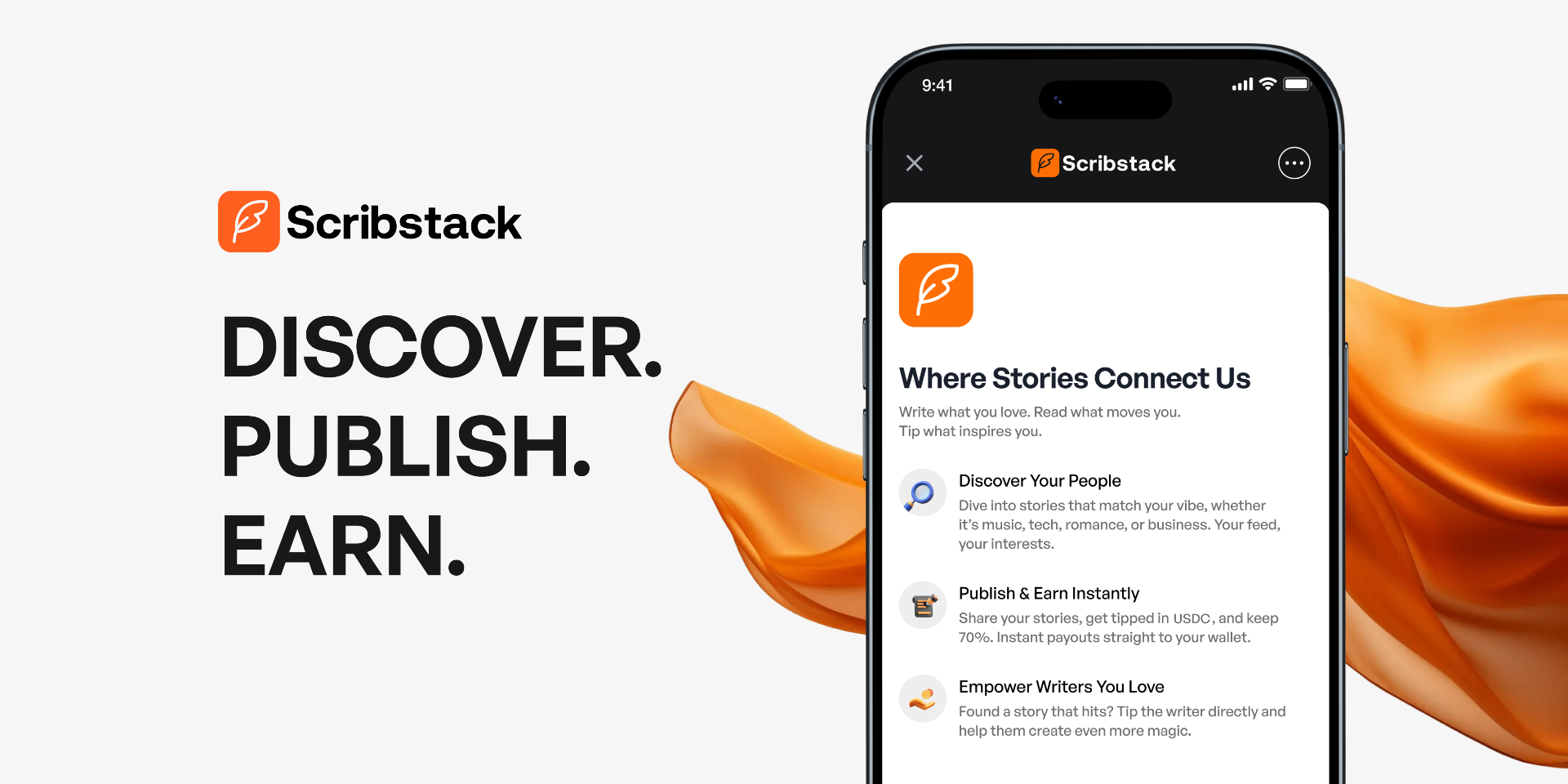 Scribstack — Publish-to-Earn Mini App for Writers & Readers